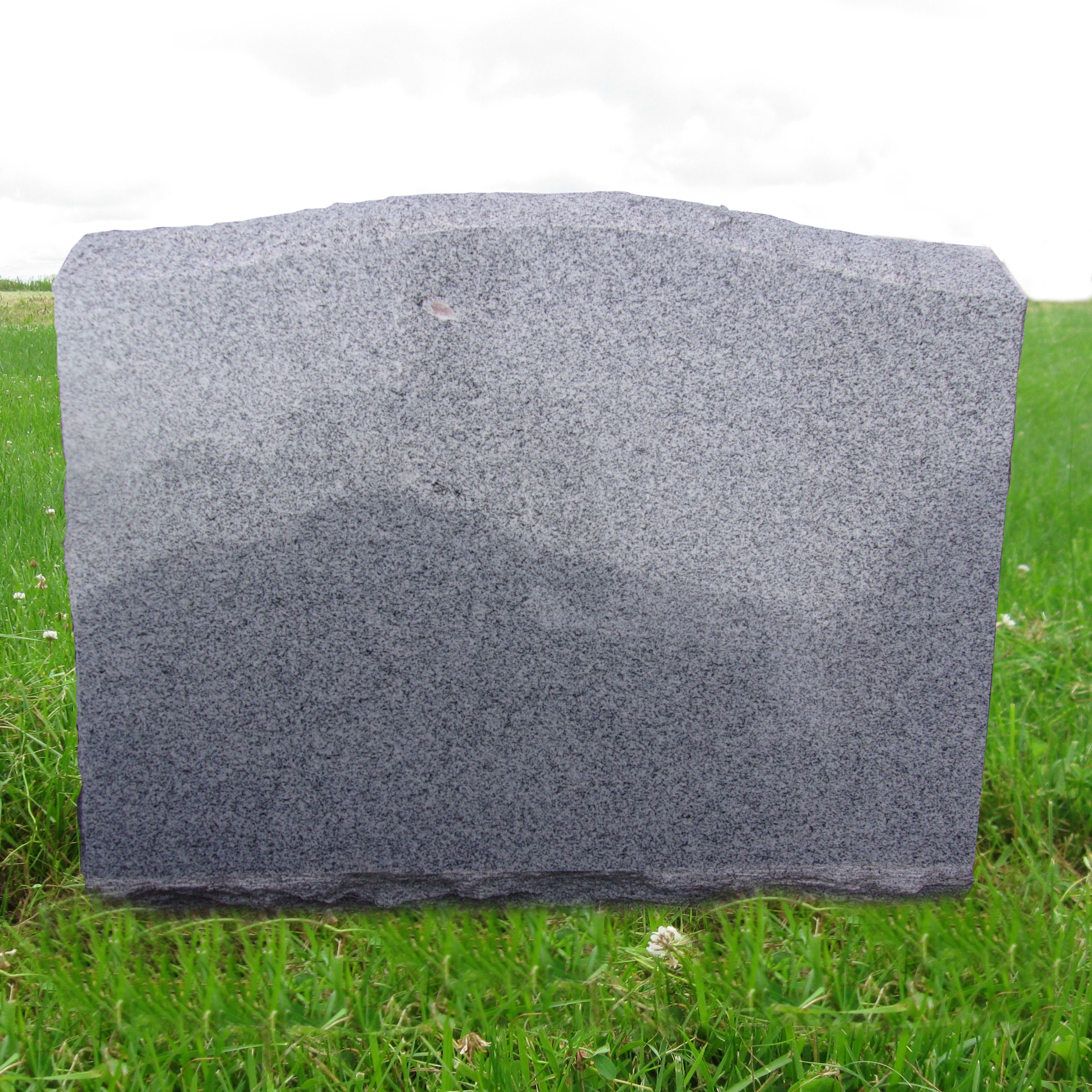 Granite Monument Gray Headstone 24x16x12 | Grave Marker MN-299 ...