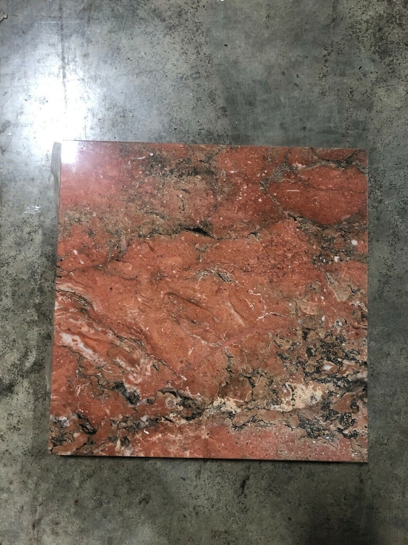 Mars Canyon Red Marble Tile – Natural Stone Sample (3x3) - Etsy