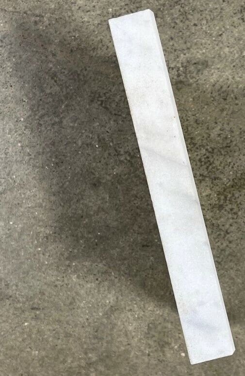 Carrara White Marble Tile Sample – 6x6 Natural Stone, 2cm for Floor ...