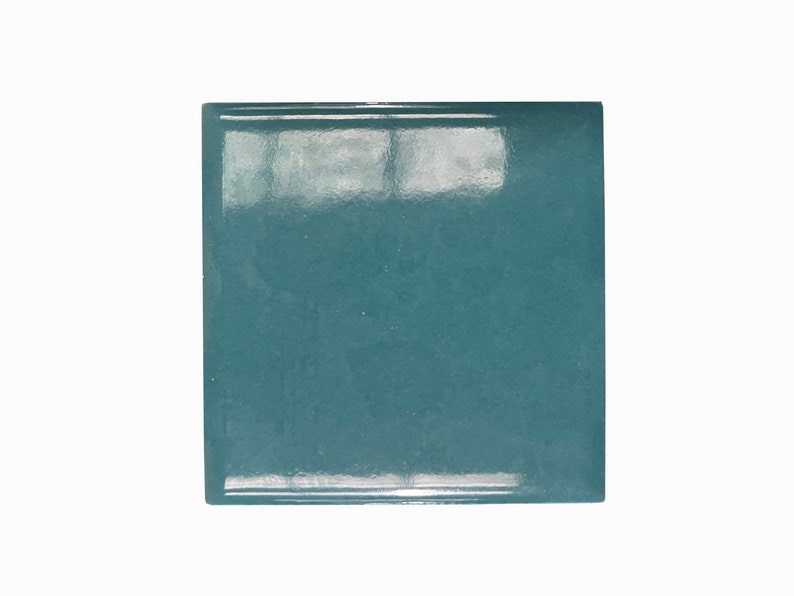 3x3* Teal Ceramic Tile Mosaic Arts Crafts Daltile 1462 - Etsy