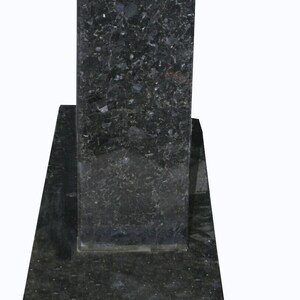 Monument Granite Memorial Grave Volga Blue Tombstone Cemetery Stone MN ...