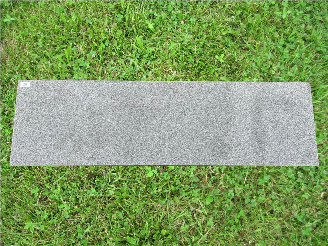 Spectrum Gray Granite Double Grass Cemetery Marker Stone Head Tomb ...