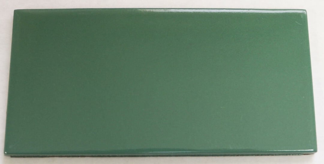 3x6 Green Subway Juniper Green Ceramic Bathroom Wall Tile Glossy 556 ...
