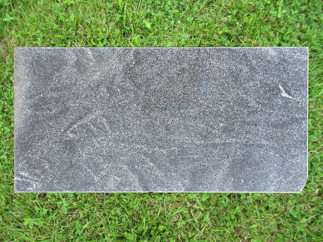 Stardust Black Granite Cemetery Grass Headstone Flat Grave Marker 24x12 ...
