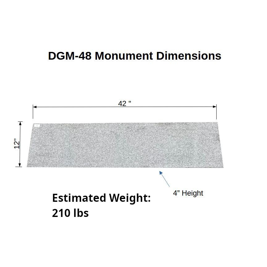 Spectrum Gray Granite Double Grass Cemetery Marker Stone Head Tomb ...