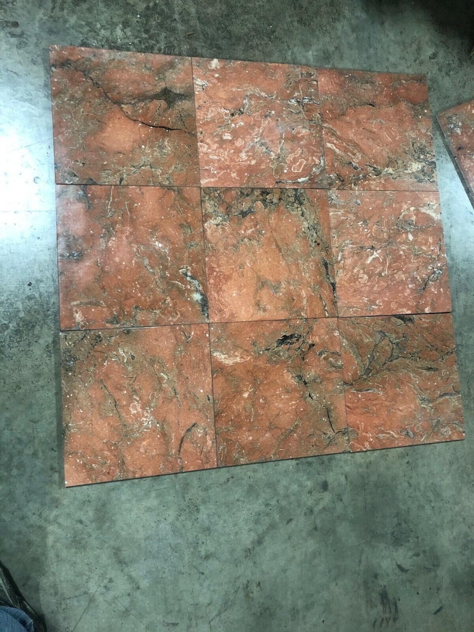 Mars Canyon Red Marble Tile – Natural Stone Sample (3x3) - Etsy