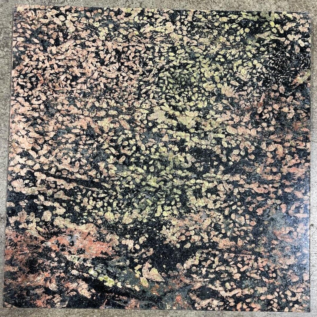 Tile 12" X 12" X 3/8" Verde Fuoco Granite Floor Natural Stone ...