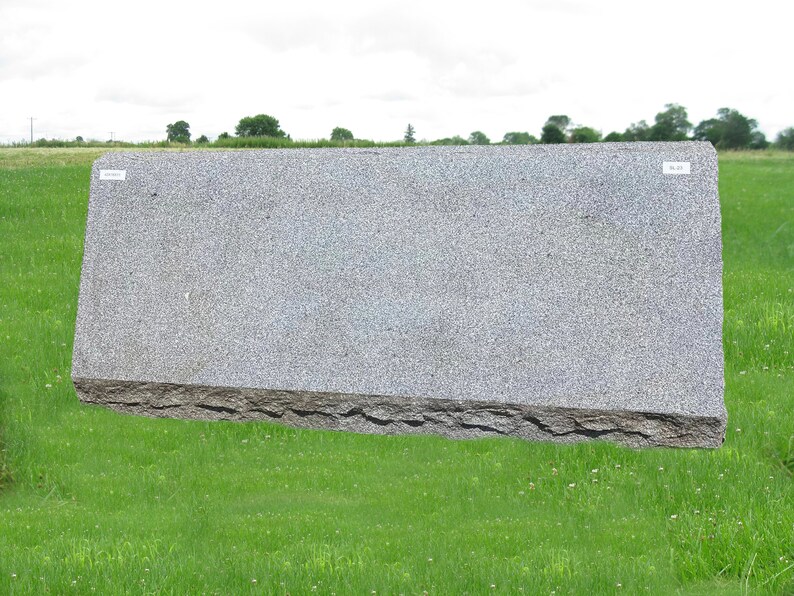 Gray Granite Slant Monument SL-23 | Cemetery Headstone | Grave Marker ...