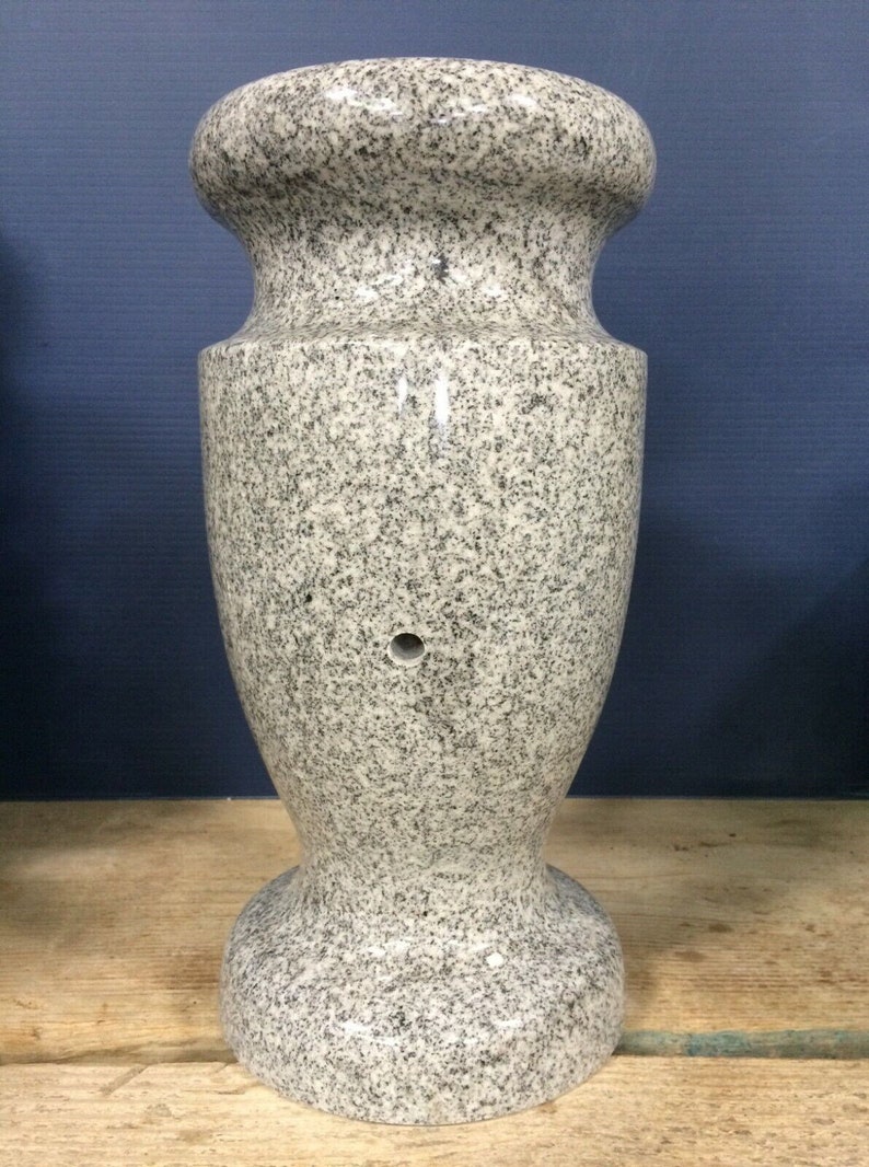 Granite Monument Vase Memorial Graveside Flower Headstone 12x5.5 A - Etsy