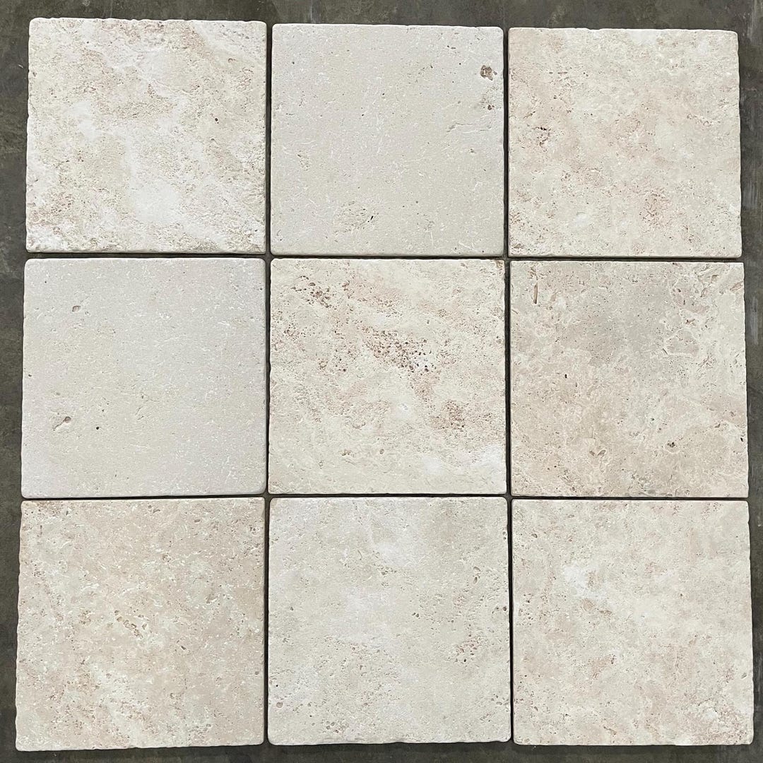 12" X 12" Durango Ancient Travertine Tile Natural Stone (5 Square Feet ...