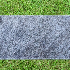 Bahama Blue Granite Cemetery Grass Headstone Flat Grave Marker 24x12x4 ...