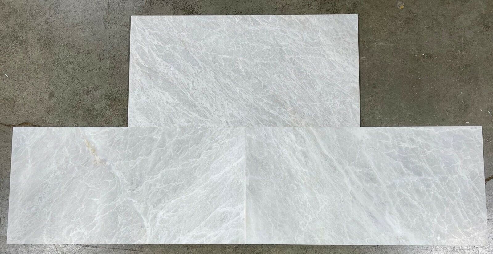 12x24 Iceberg Marble Tile Floor Honed Natural Stone Kitchen (100 Square ...