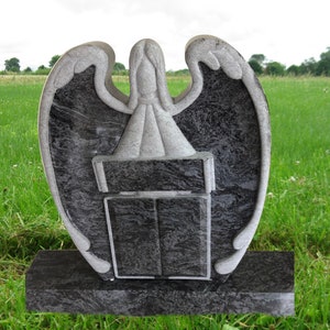 Bahama Blue Angel Granite Monument Headstone MN-265 - Etsy