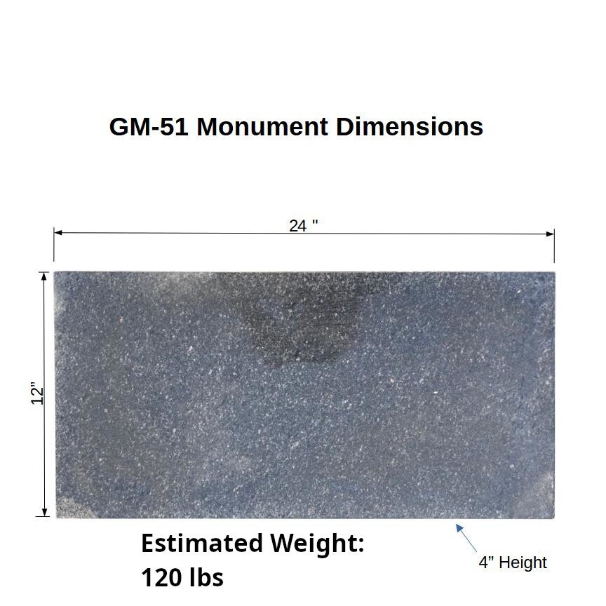 Black Galaxy Granite Cemetery Grass Headstone Flat Grave Marker 24x12x ...