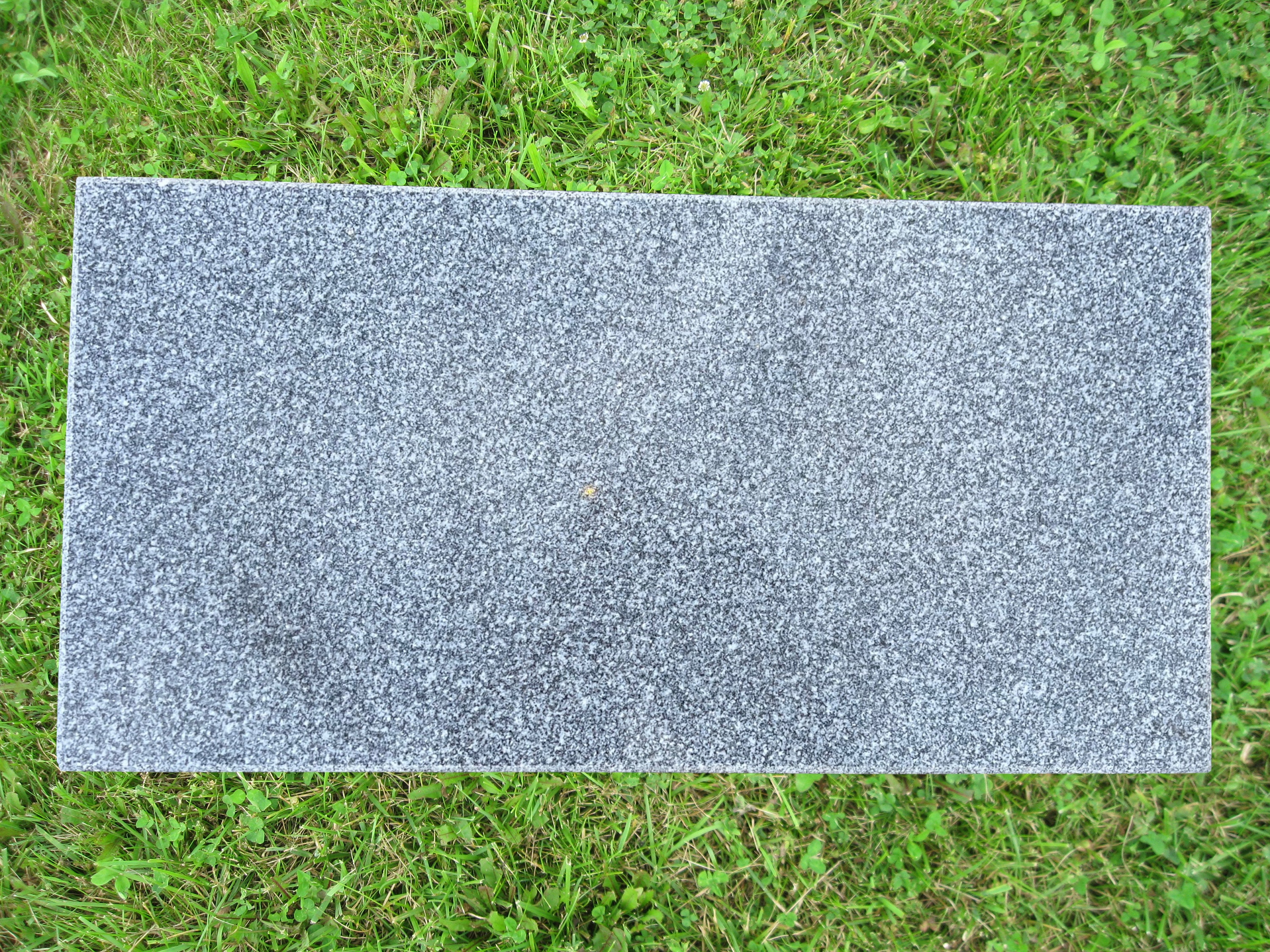 Spectrum Gray Granite Flat Headstone 24x12 | Cemetery Grass Grave ...