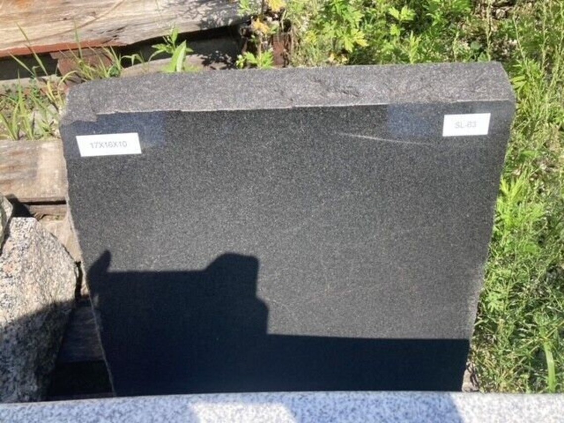 Stardust Black Granite Slant Monument Cemetery Headstone Grave Marker SL-63 - Etsy