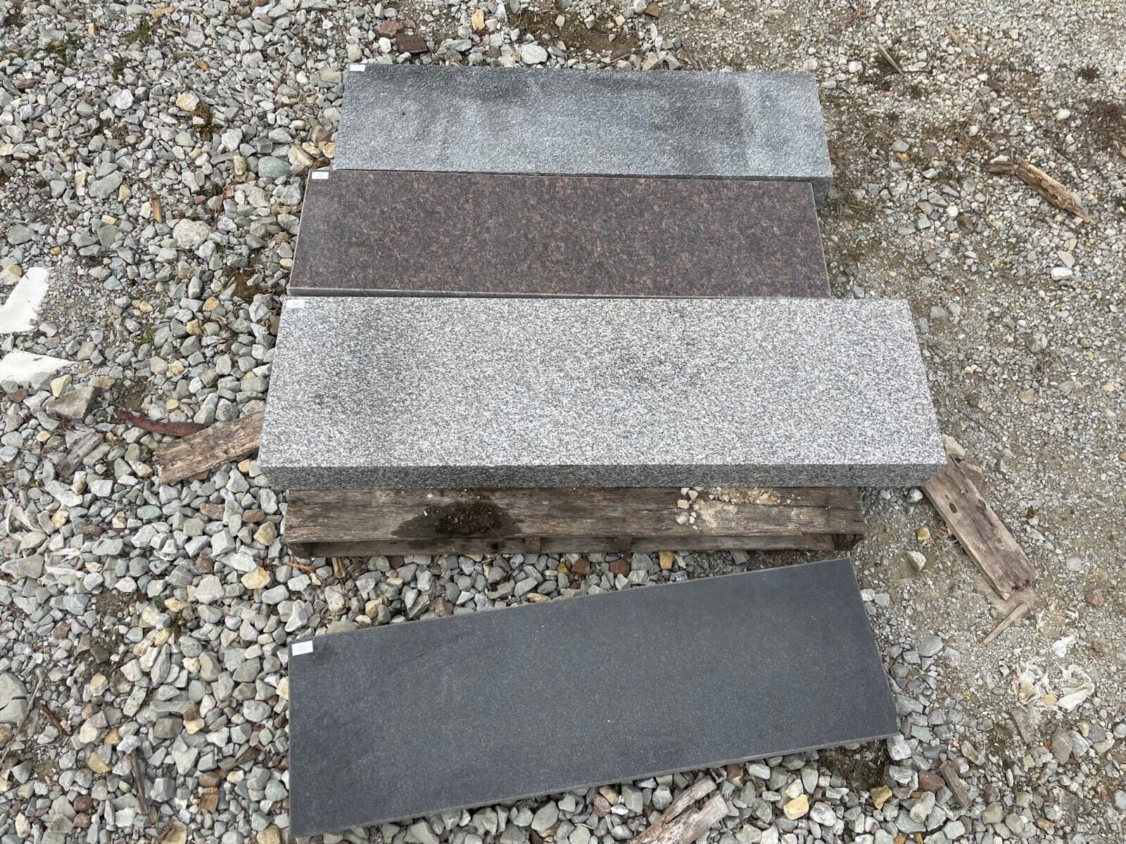 Black Granite Double Grass Cemetery Marker Stone Head Tomb - Etsy