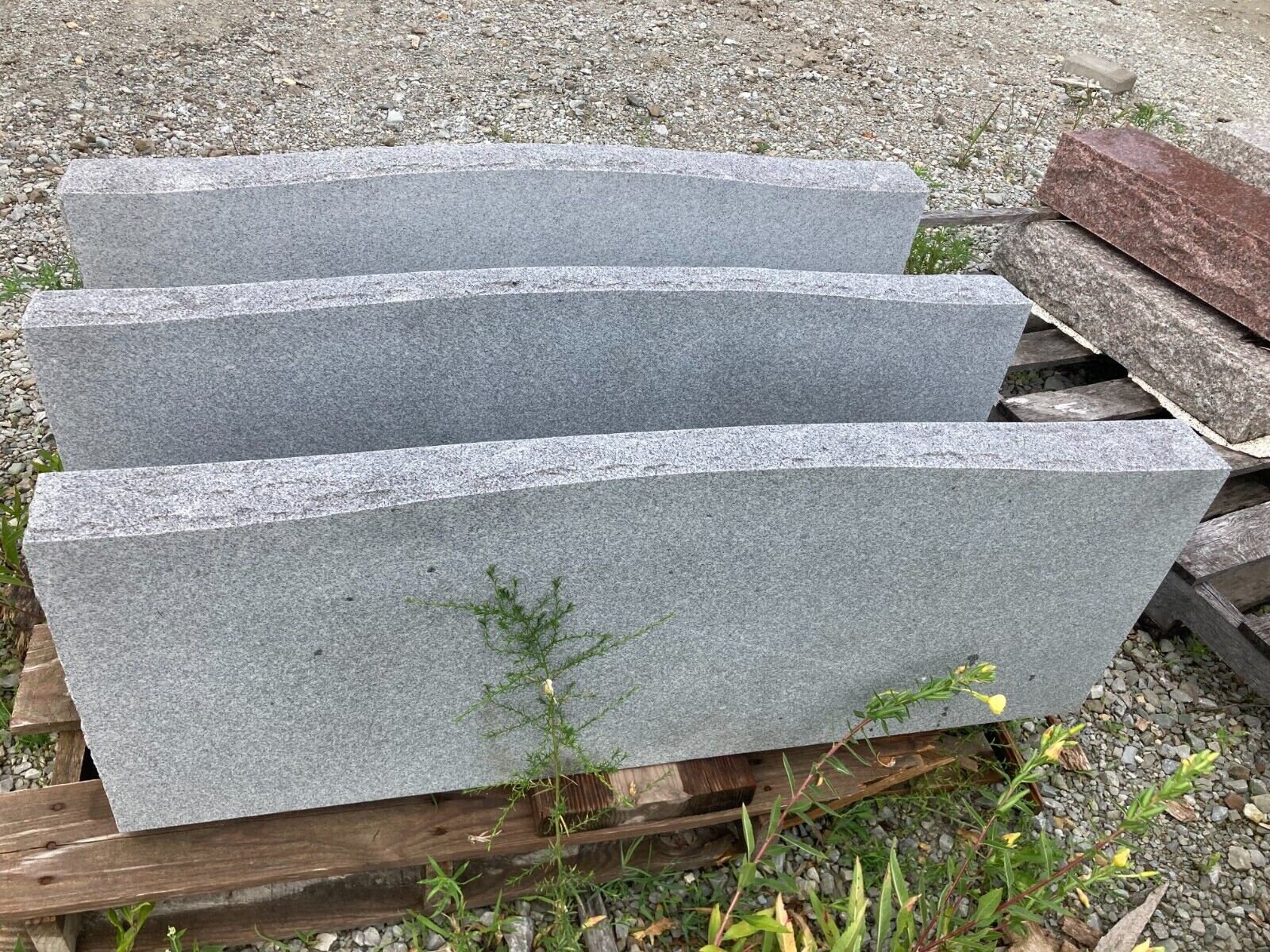 Gray Granite Slant Monument Cemetery Headstone Grave Marker - Etsy