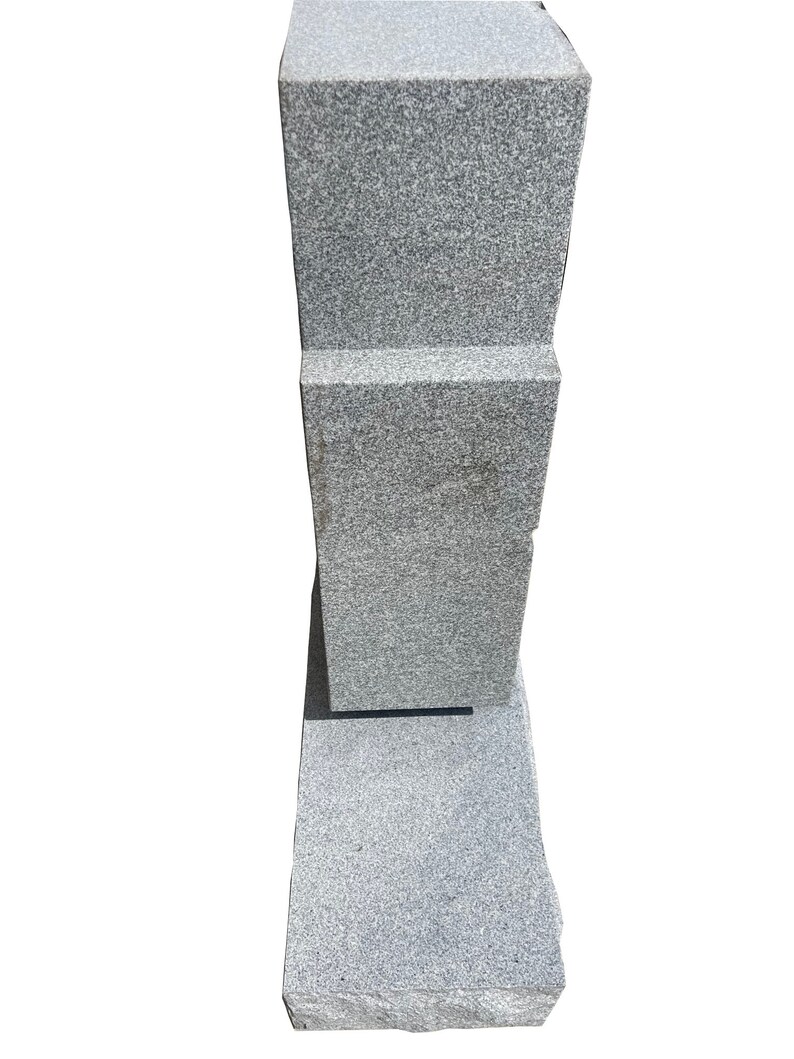 Gray Granite Monument With Cross: Cemetery Grave Headstone - Etsy