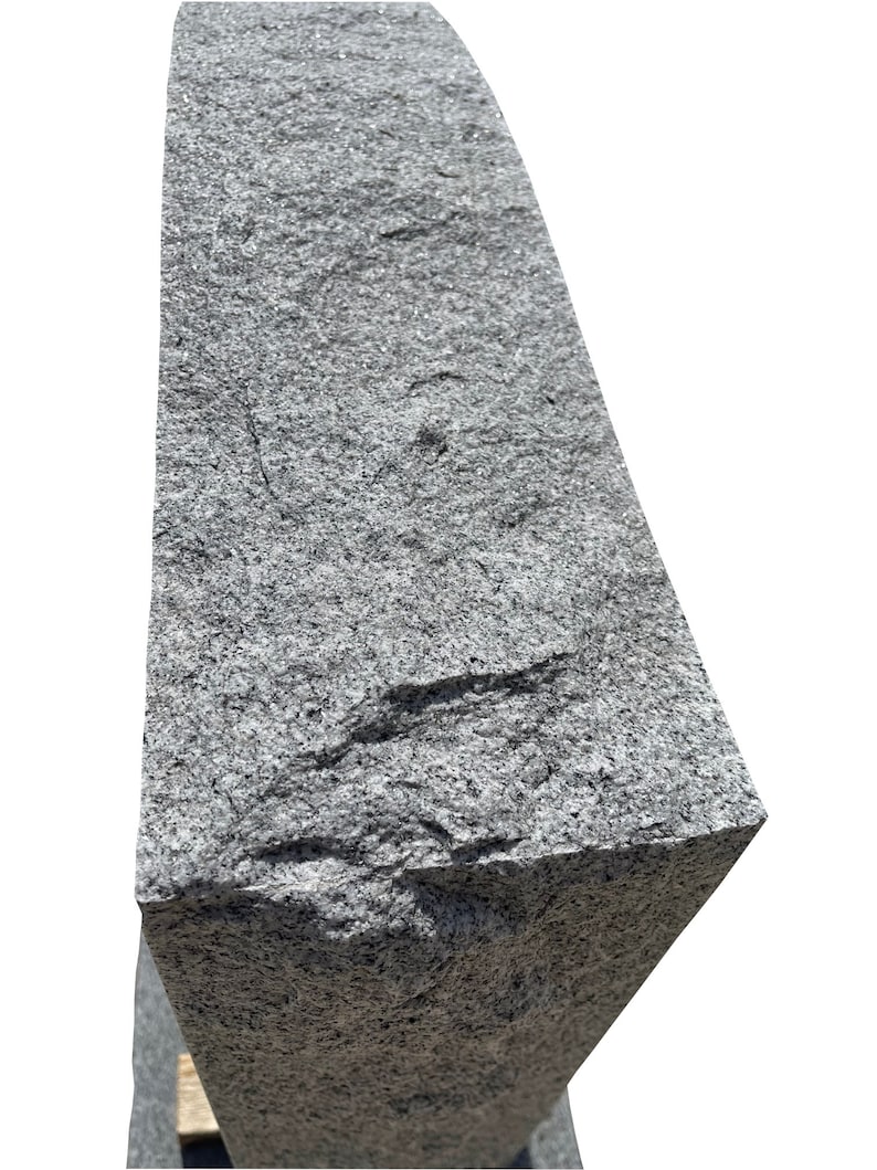 Gray Granite Serpentine Monument Headstone MN-37B | Gravestone With ...