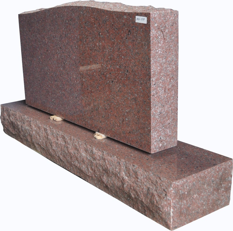 Monument Granite Memorial Grave Serpentine Red Tombstone Cemetery Stone ...
