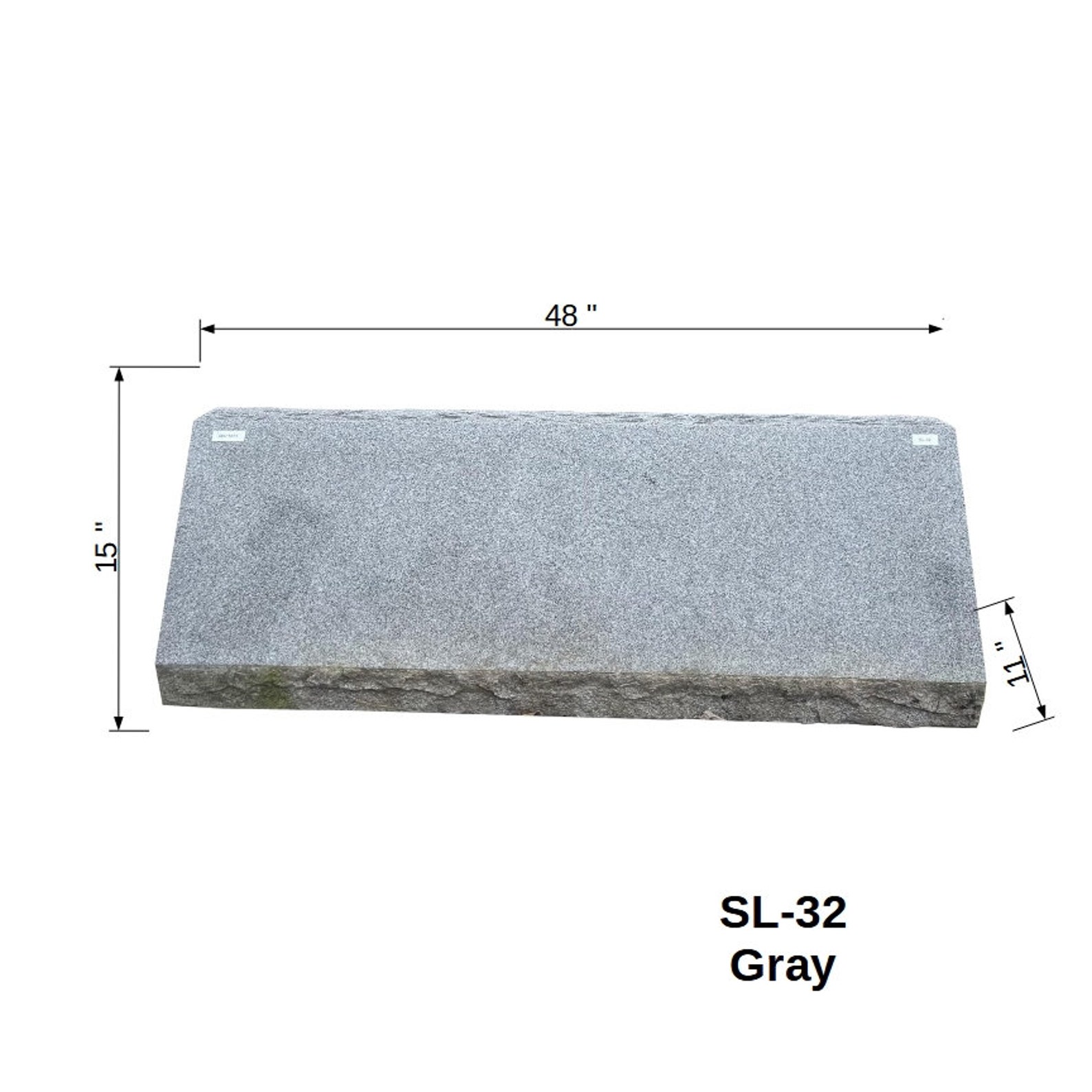 Gray Granite Slant Monument Cemetery Headstone Grave Marker SL-32 - Etsy