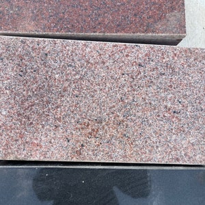 Morning Rose Granite Cemetery Pillow Headstone Flat Grave - Etsy