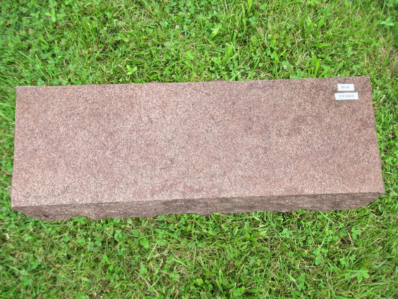 36x12x8-6 Granite Pink Red Marker Monument Headstone Grave BV-41 - Etsy