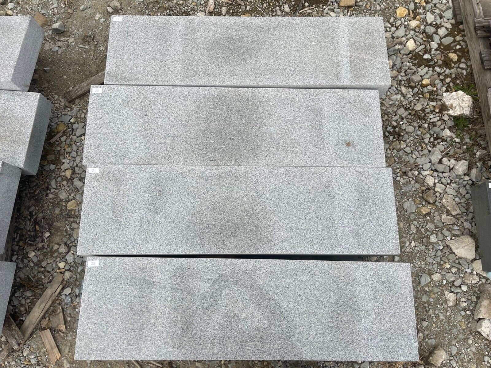 Gray Granite Double Grass Cemetery Marker Stone Head Tomb - Etsy
