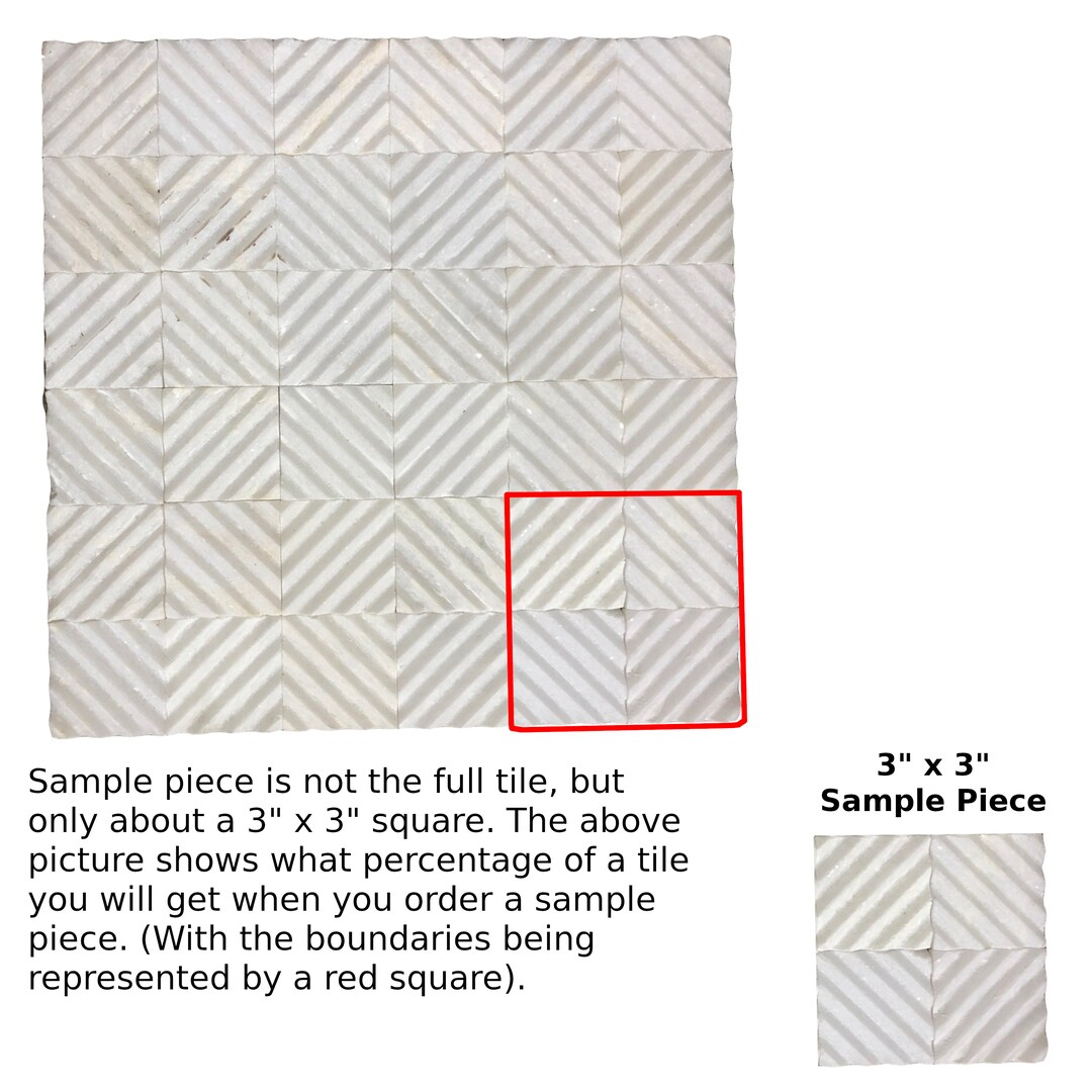 Sparkle Tile Iridescent White Backsplash Natural Stone (sample Piece 3 ...
