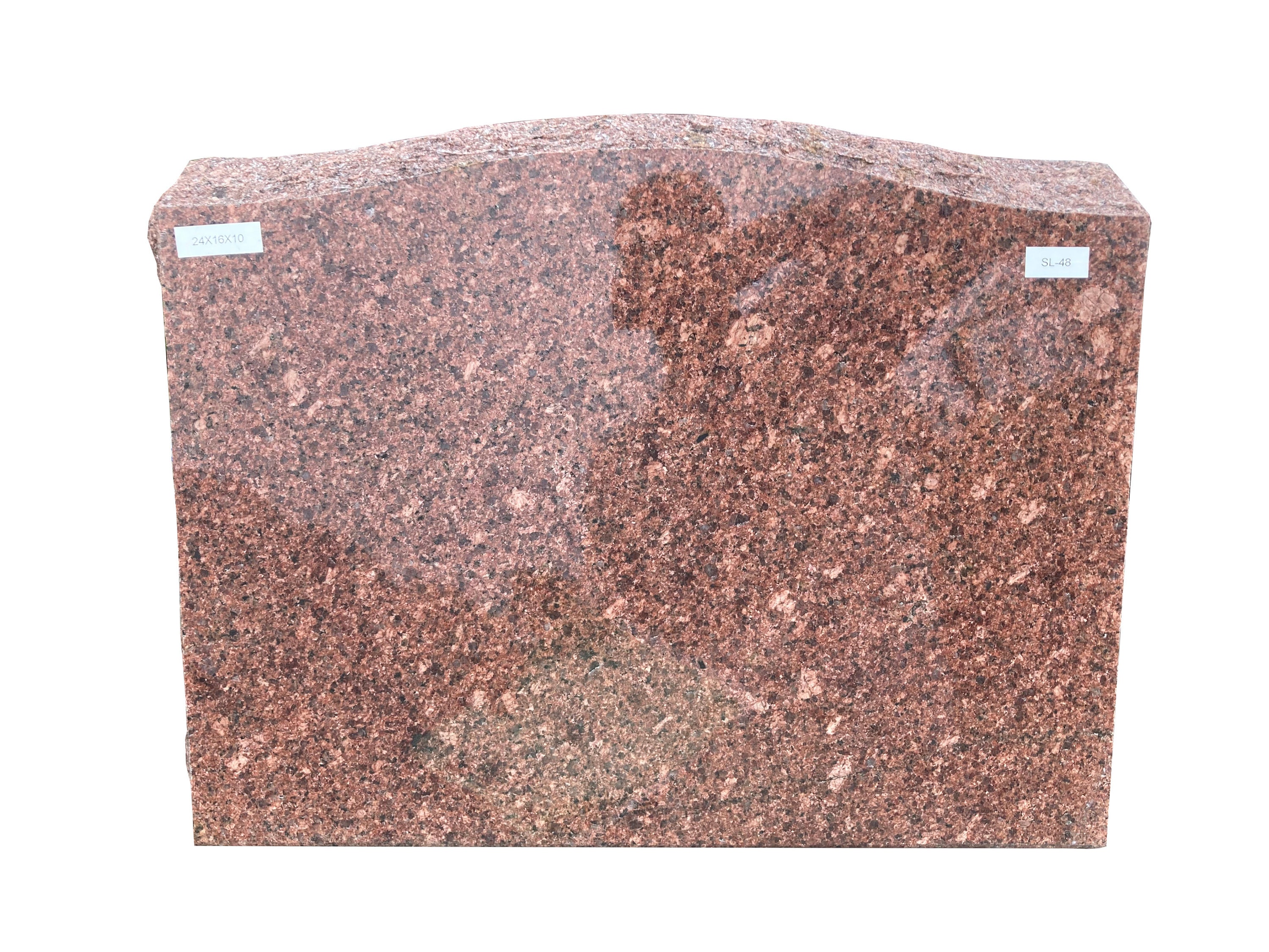 Red Granite Slant Monument SL-48 | Cemetery Headstone | Grave Marker ...