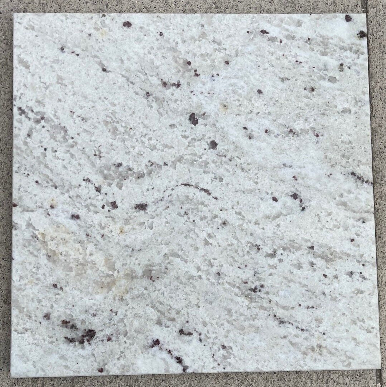 Ruby White Granite Tile: Natural Stone, 12x12 Sample - Etsy