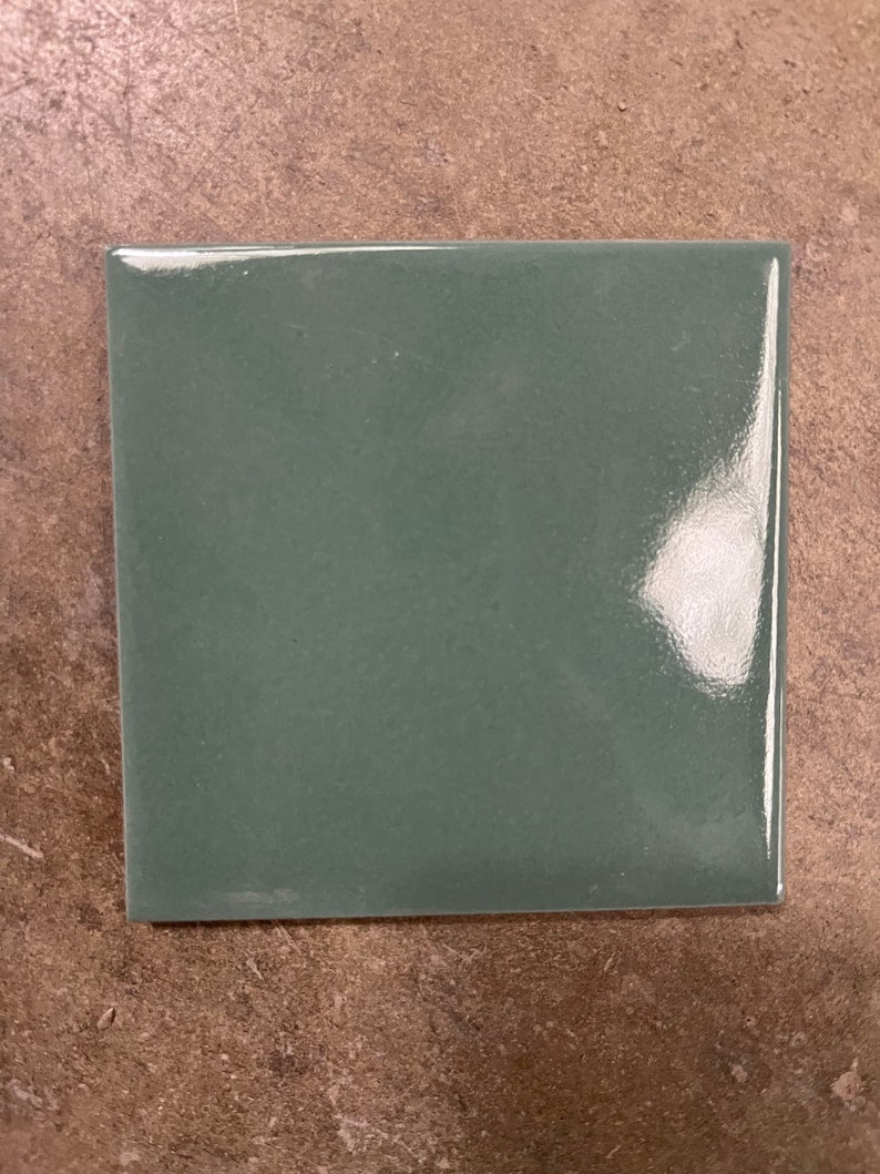 Laurel Green Ceramic Wall Tile Border: Summitville 10 Square Feet (3 7/ ...