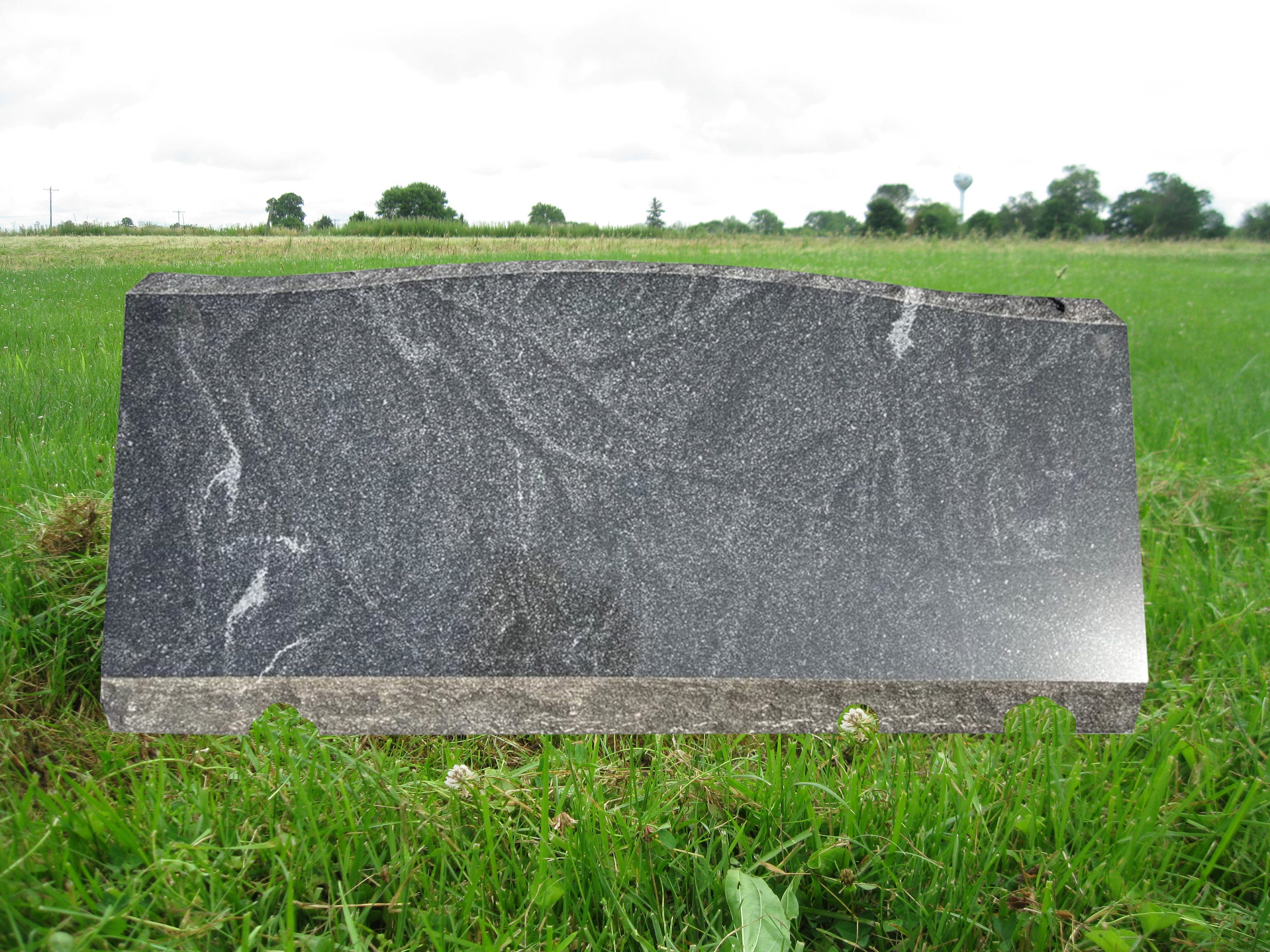Stardust Black Granite Slant Monument SL-41 | Cemetery Headstone ...