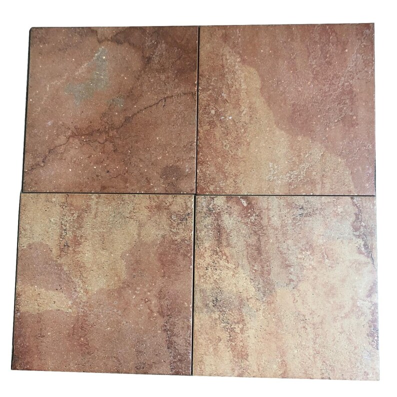 Magma Red Ceramic Tile: 12" Floor Tile (10 Square Feet) - Etsy