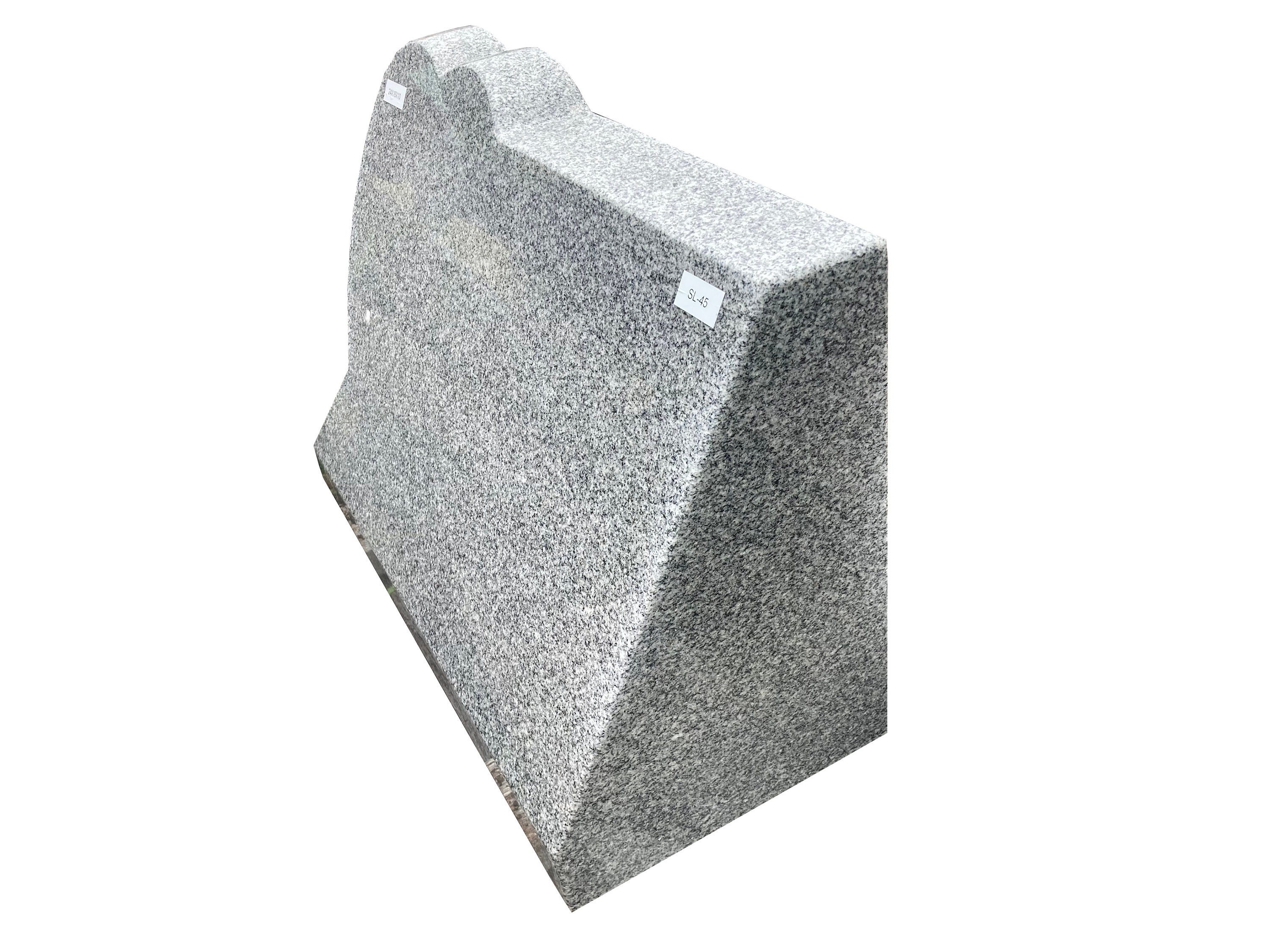 Gray Granite Slant Heart Monument Cemetery Headstone Grave Marker SL-45 ...