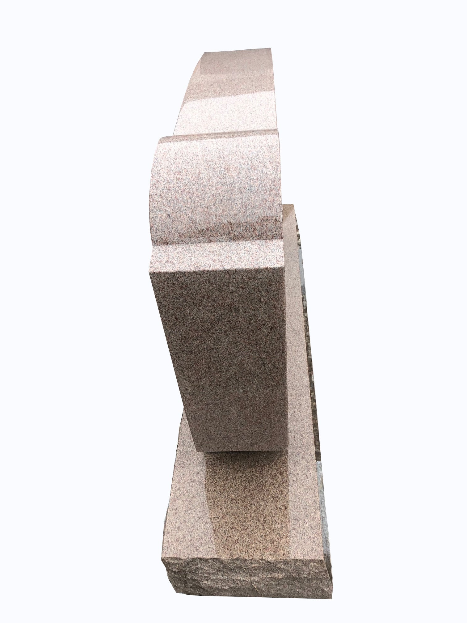 Pink Granite Monument Mary Carving Cemetery Headstone Grave Marker MN ...