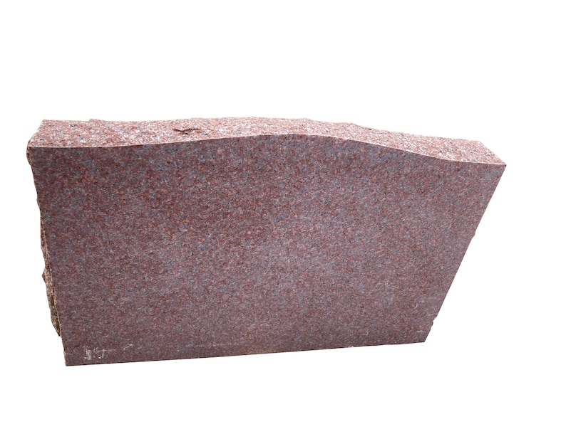Red Granite Slant Monument SL-17 | Cemetery Headstone | Grave Marker ...