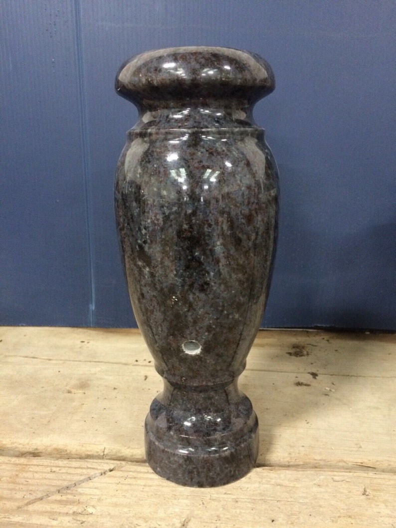 Granite Monument Vase Memorial Graveside Flower Headstone 10x4 G - Etsy