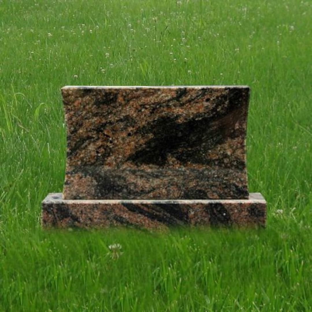 Headstone Granite Aurora Concave Pet Mini Gravestone Tombstone Marker ...