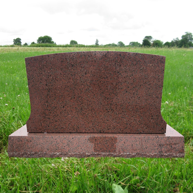 Pink Granite Headstone - Etsy