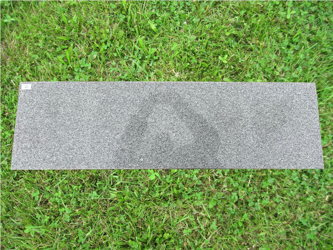 Spectrum Gray Granite Double Grass Cemetery Marker Stone Head Tomb ...