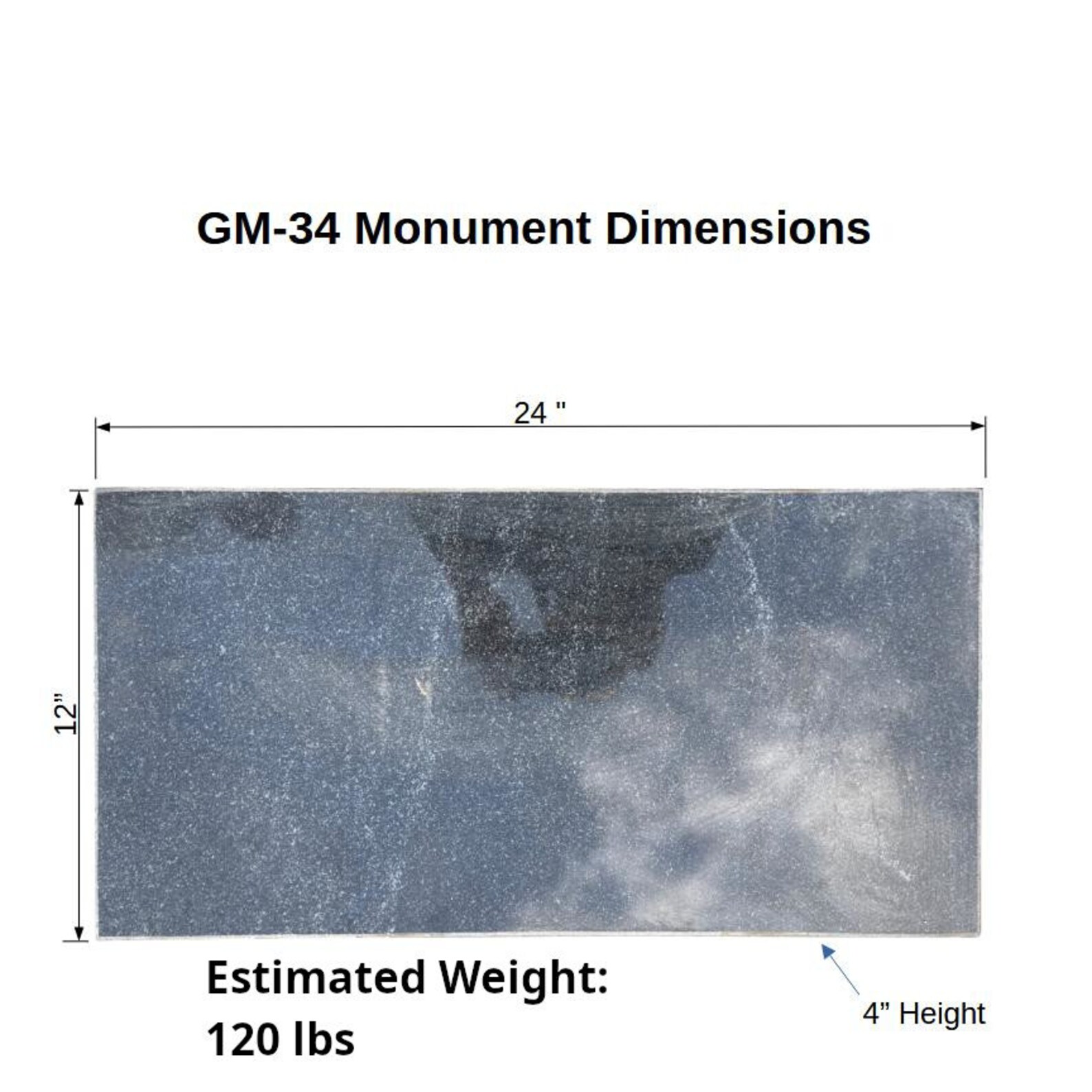 Stardust Black Granite Cemetery Grass Headstone Flat Grave Marker 24x12 GM-34 - Etsy