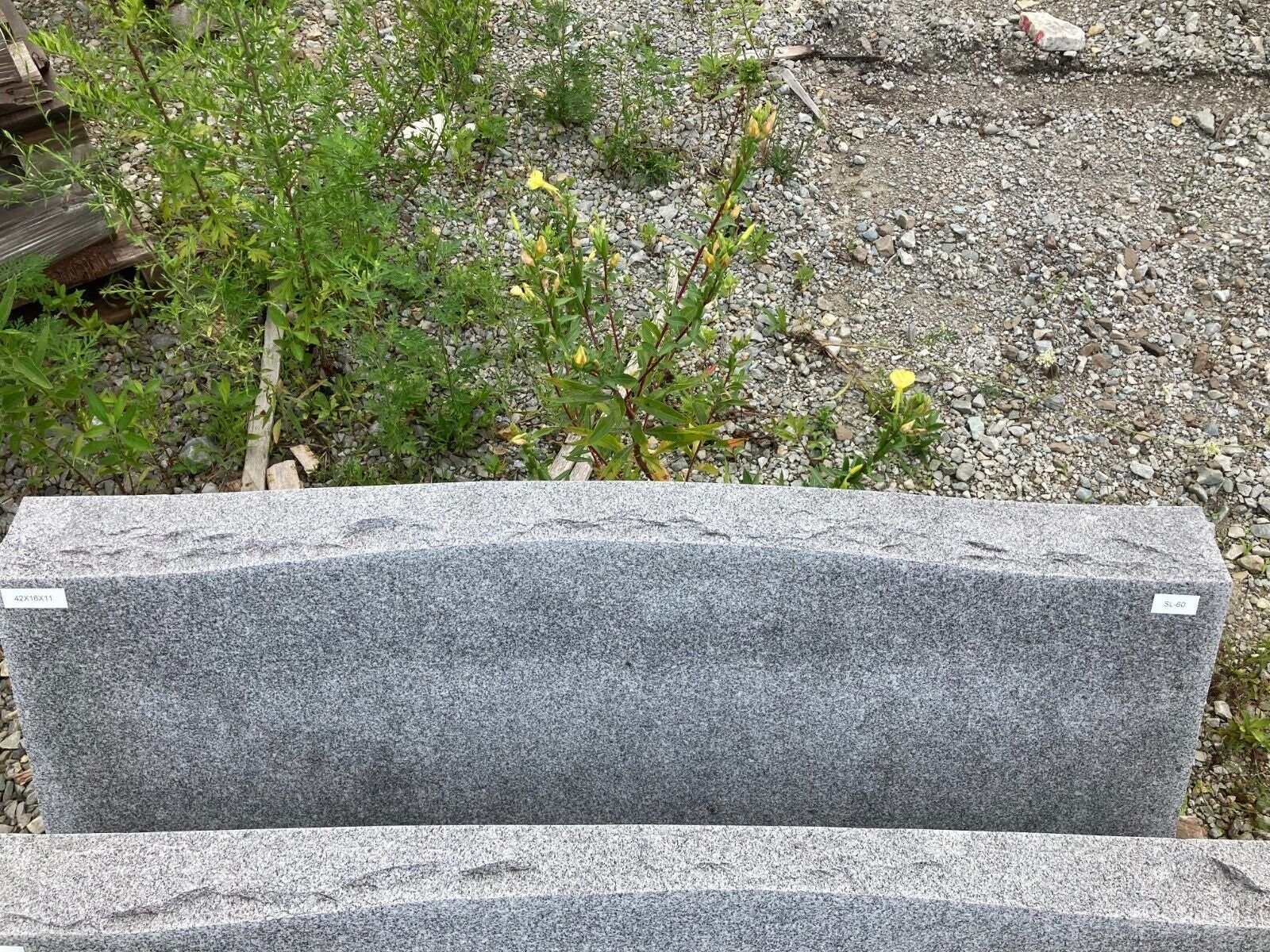 Gray Granite Slant Monument Cemetery Headstone Grave Marker - Etsy