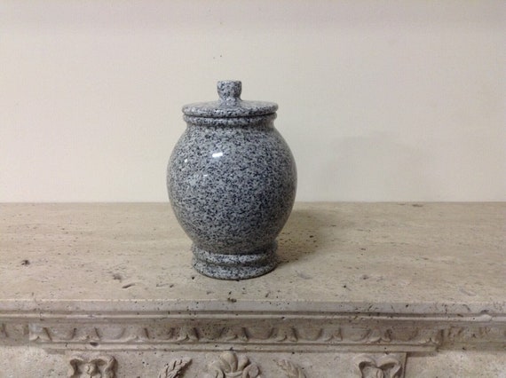 Lunar Pearl Granite Cremation Urn for Ashes Cemetery Memorial - Etsy