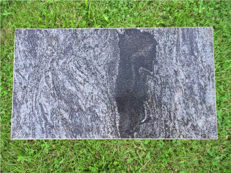Bahamma Blue Granite Cemetery Pillow Headstone Flat Grave Marker ...