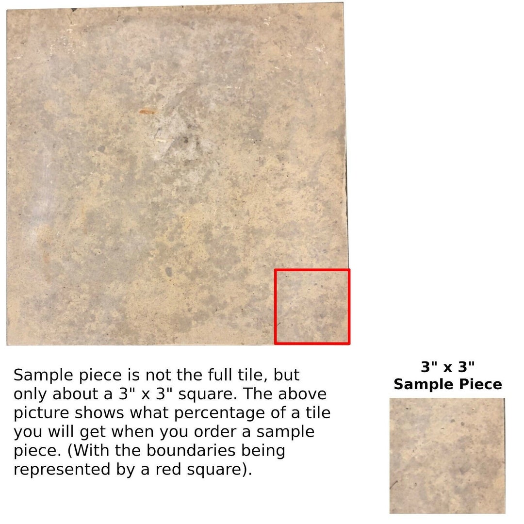 Tile Limestone Natural Stone Floor Kitchen (sample Piece 3x3) T-55 - Etsy