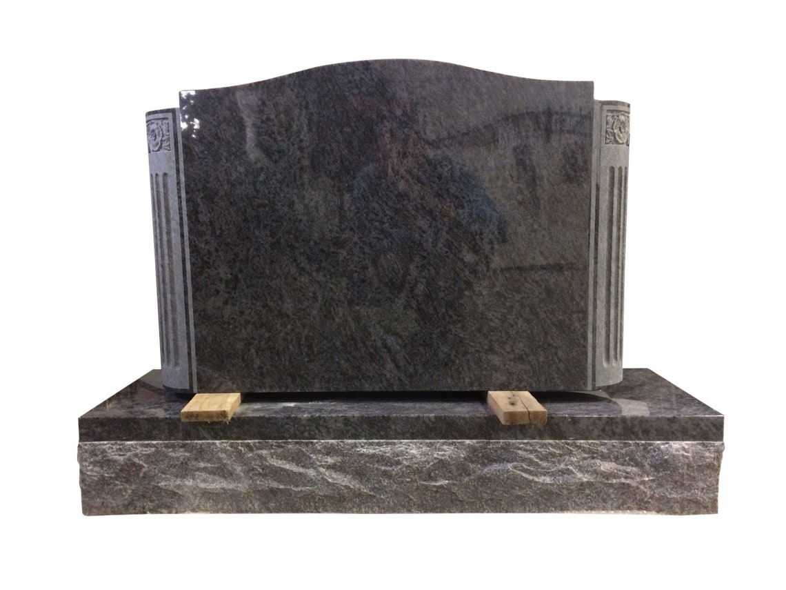 Bahama Blue Granite Headstone MN-242 | Monument, Gravestone, Tombstone ...