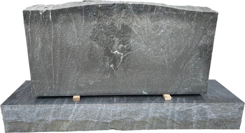Stardust Black Granite Serpentine Monument MN-30B | Cemetery Headstone ...