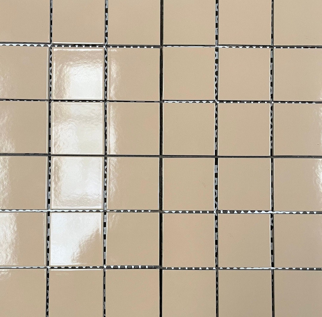 3 7/8" X 3 7/8" X 1/4" Tile Yellow Potato Backsplash Wall Border ...